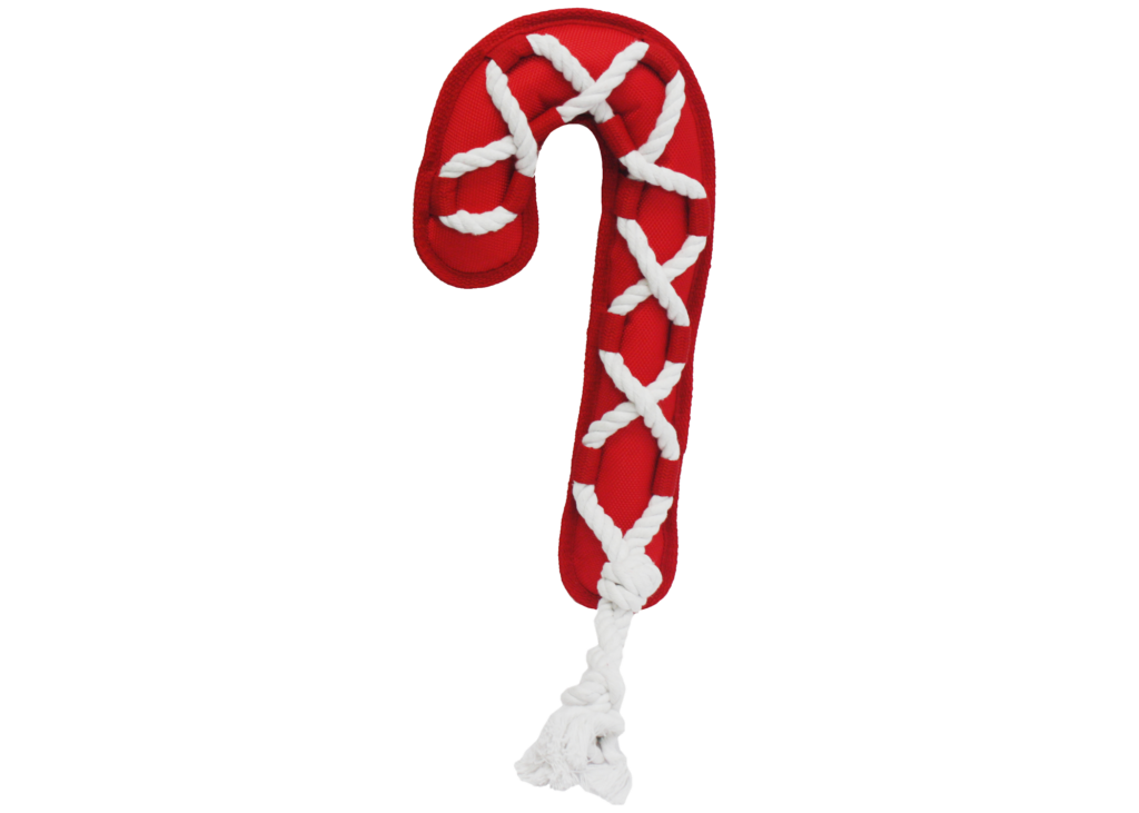Cross-Ropes Holiday Candy Cane | Multipet