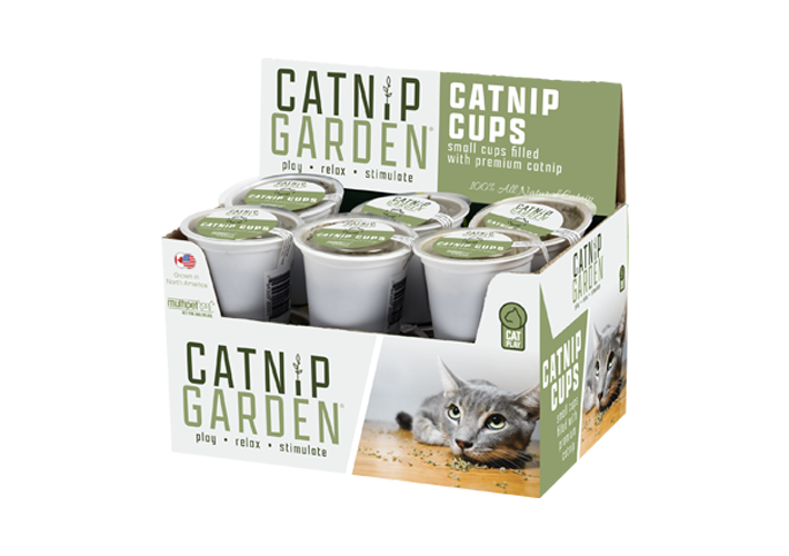 Catnip Garden® 12 Pack of Catnip Cups | Multipet