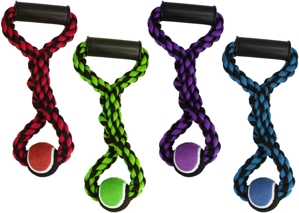 Nuts For Knots™ Rope Tug W/ Tennis Ball (Assorted Sizes) | Multipet
