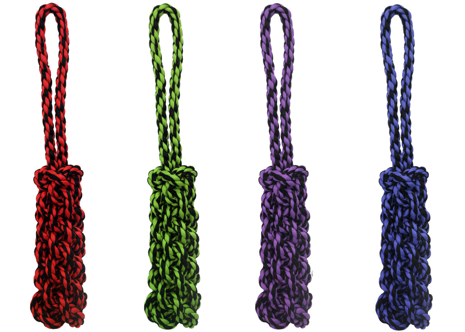 Nuts For Knots™ Rope Tug W/ Braided Stick | Multipet