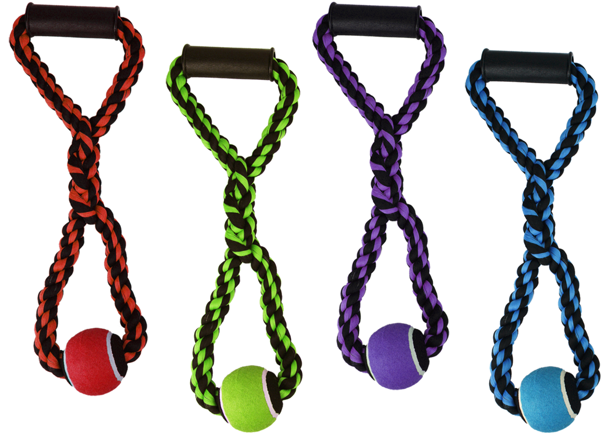 Nuts For Knots™ Rope Tug W/ Tennis Ball (Assorted Sizes) | Multipet