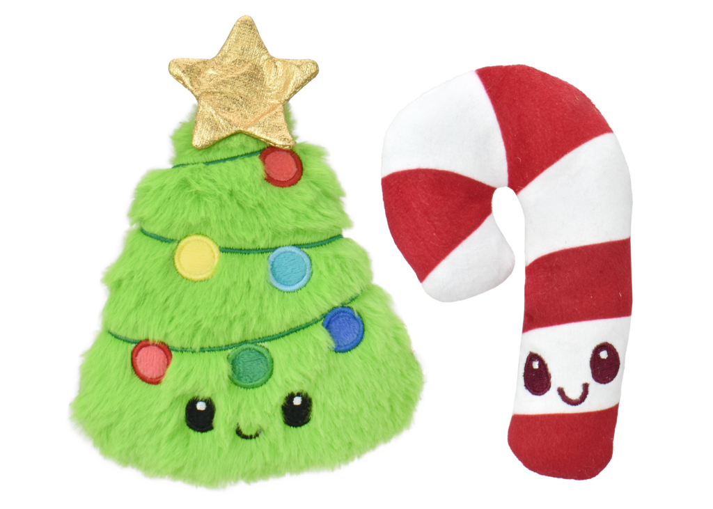 Minipet Holiday Plush 2pk | Multipet