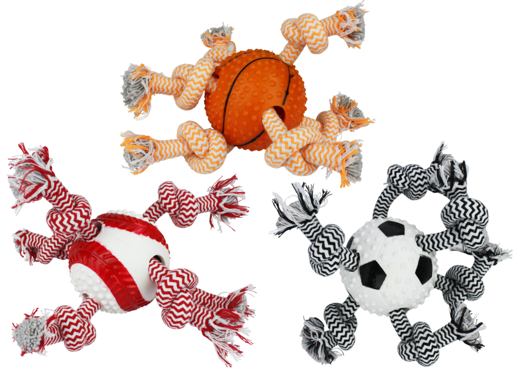 Doglucent TPR Ball W/ Rope | Multipet