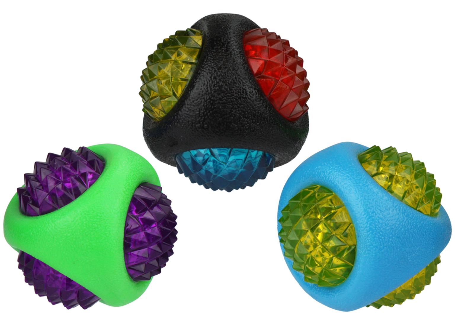 Doglucent TPR Dental Diamond Ball | Multipet