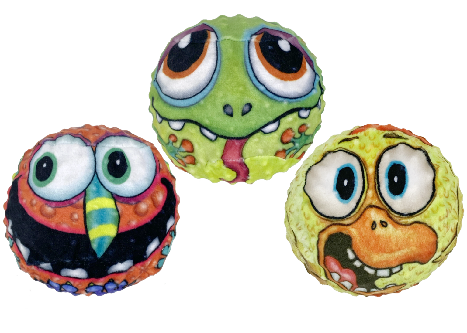 Fuzzu® Monster Face Balls | Multipet