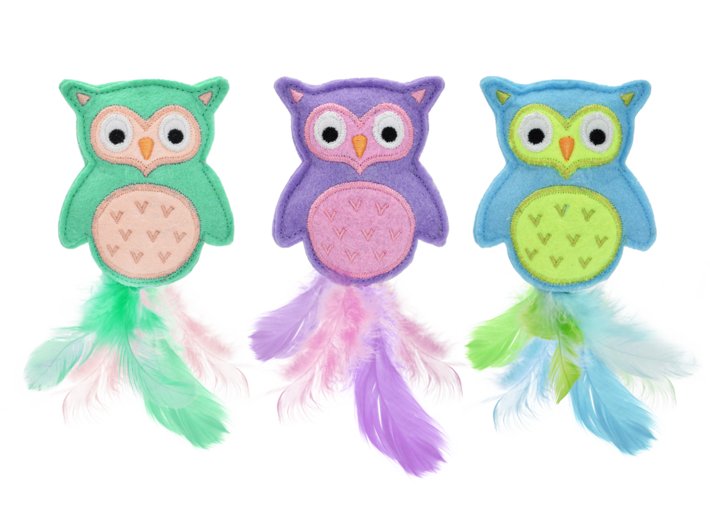 Felt Owl for Cats | Multipet